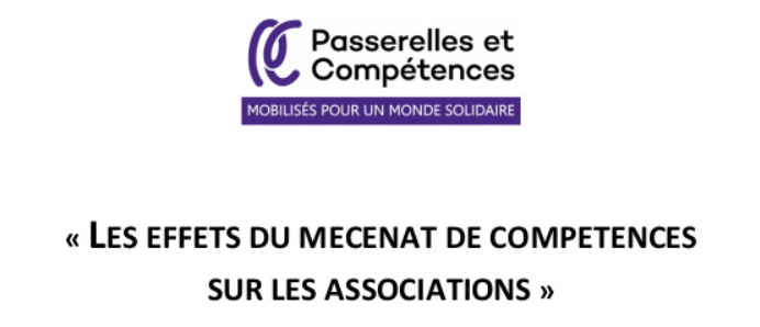 « Les effets du mécénat de compétences sur les associations.»